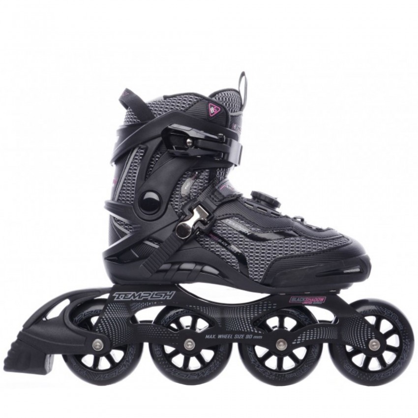 TEMPISH Black Shadow lady 90 fitness inline skates | Woman | Skate shop ...